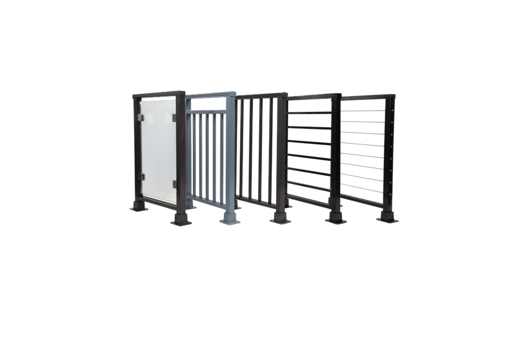 Aluminum Railing System for Modern Exterior Railing