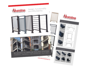 Aluminum Railing System for Modern Exterior Railing